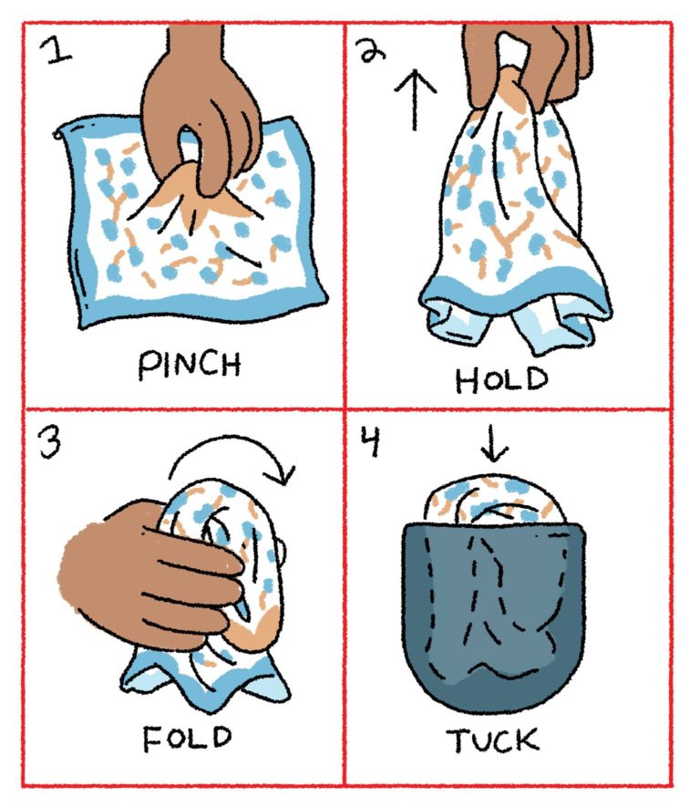 The Best Way to Fold a Pocket Square – Put This On