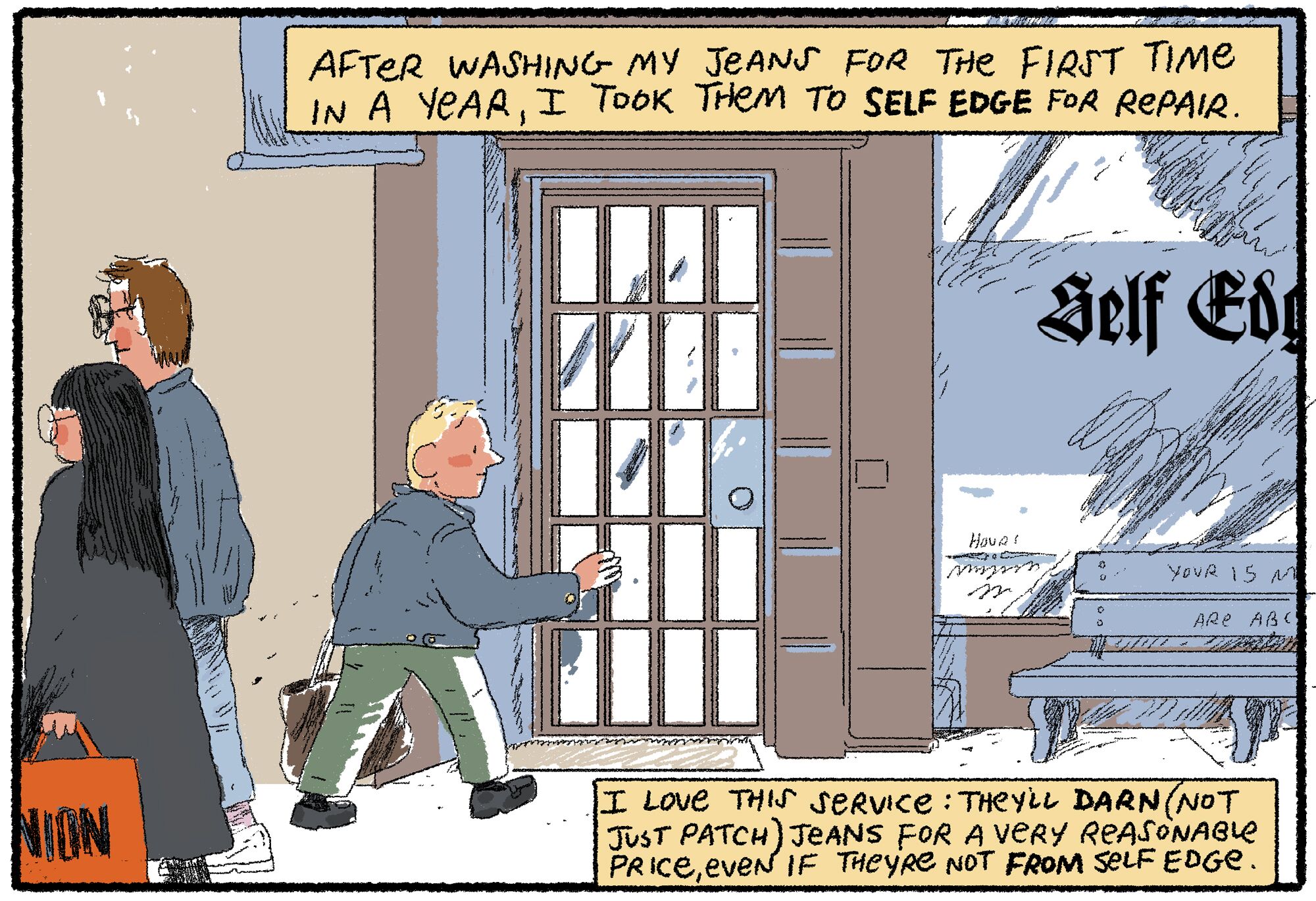 Style & Fashion Drawings: Repair With The Best – Put This On