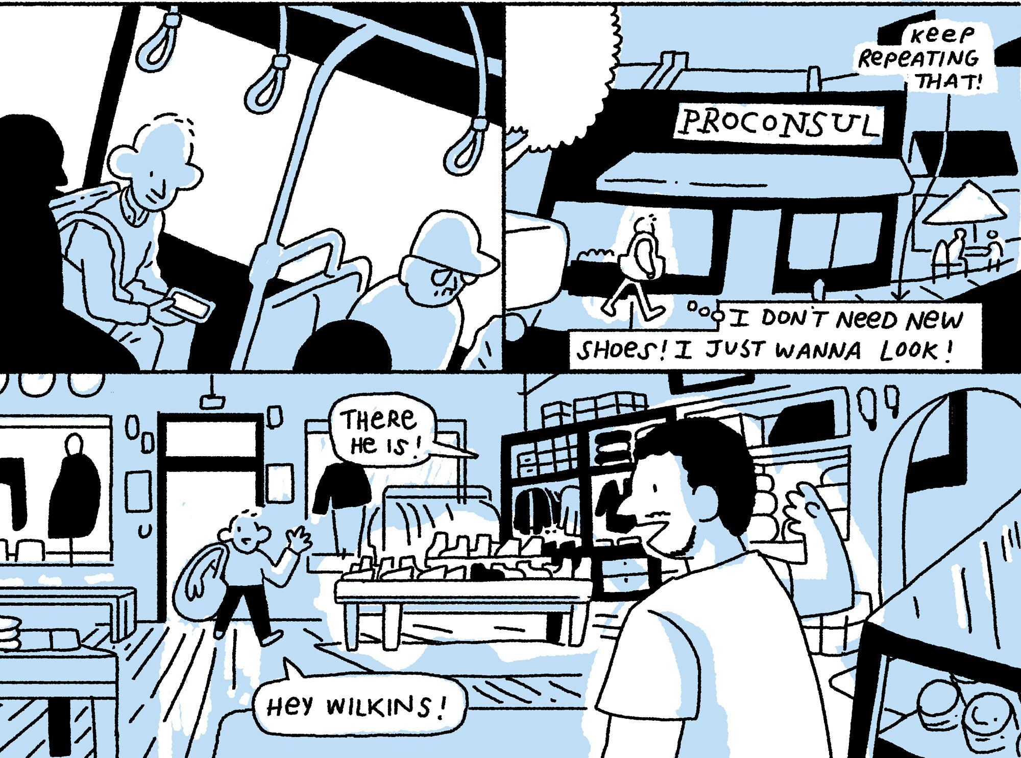 Style & Fashion Drawings: Visiting Proconsul in Los Angeles – Put This On