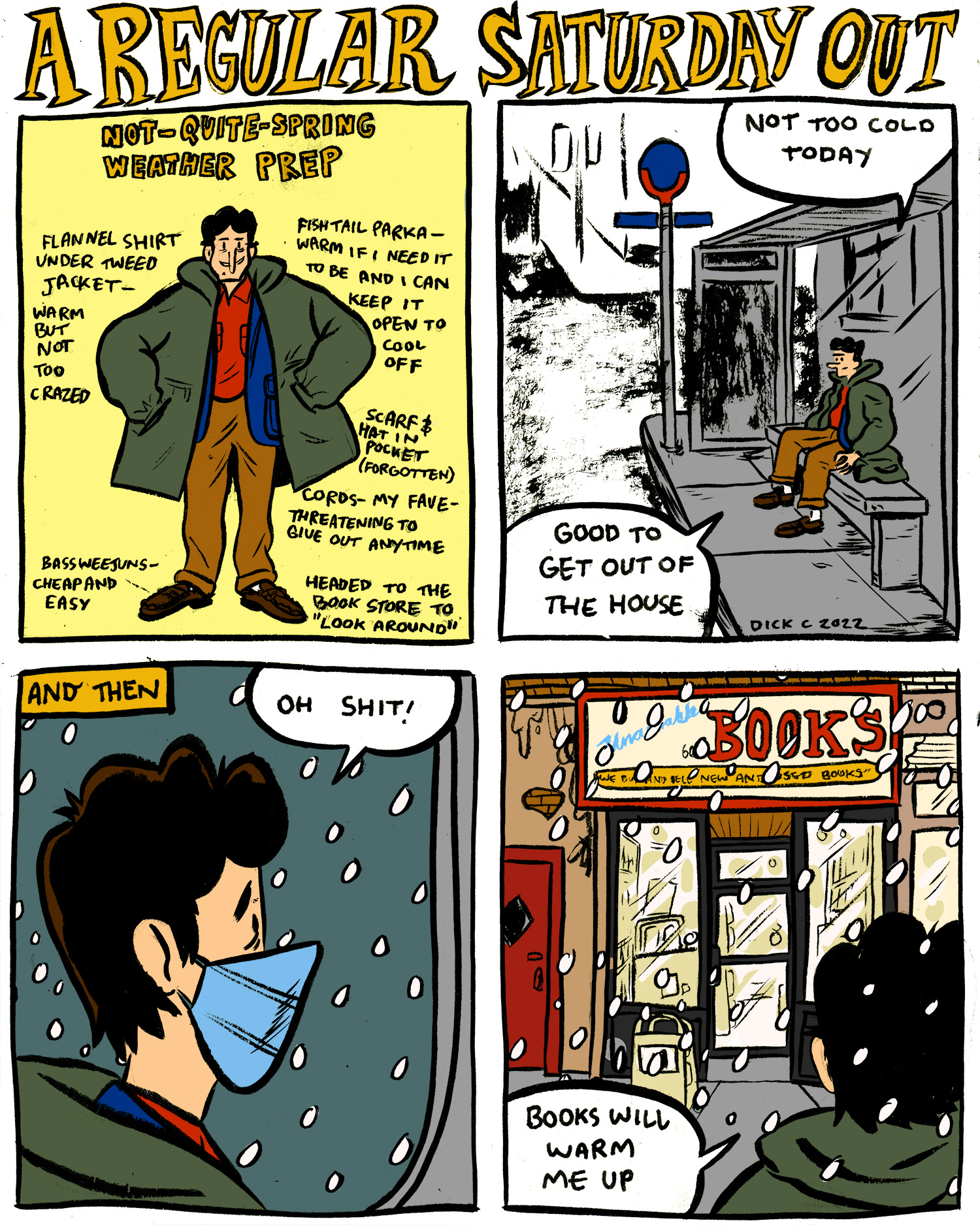 Style & Fashion Drawings: A Regular Saturday Out – Put This On