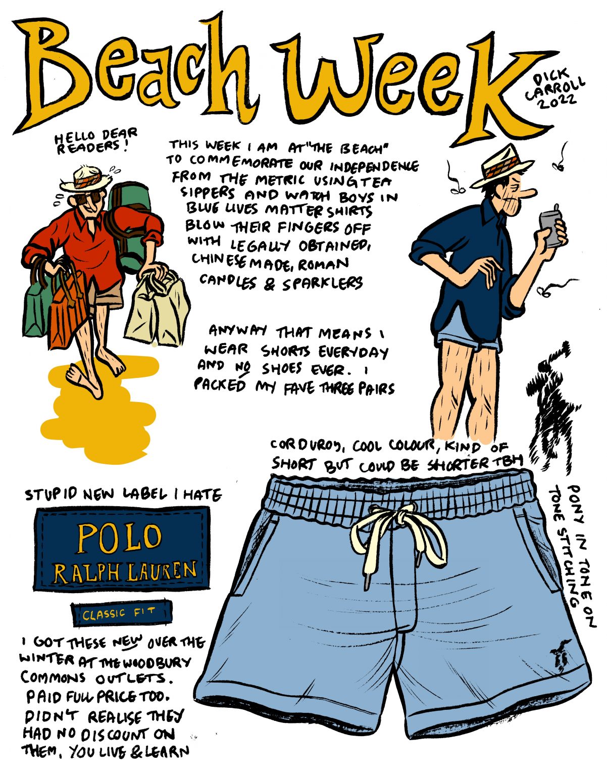 Style & Fashion Drawings: Beach Week – Put This On