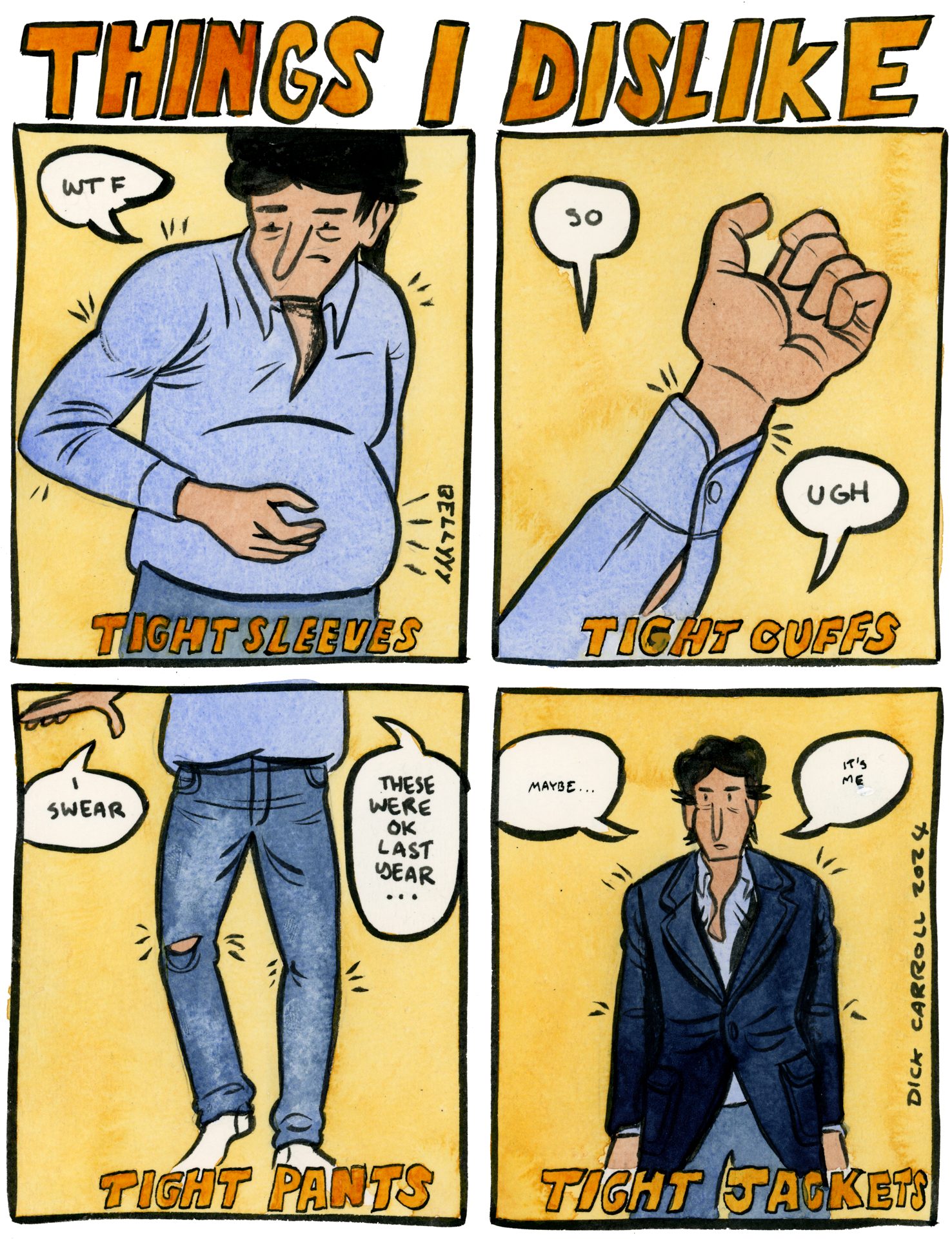 Style & Fashion Drawings: Things I Dislike – Put This On