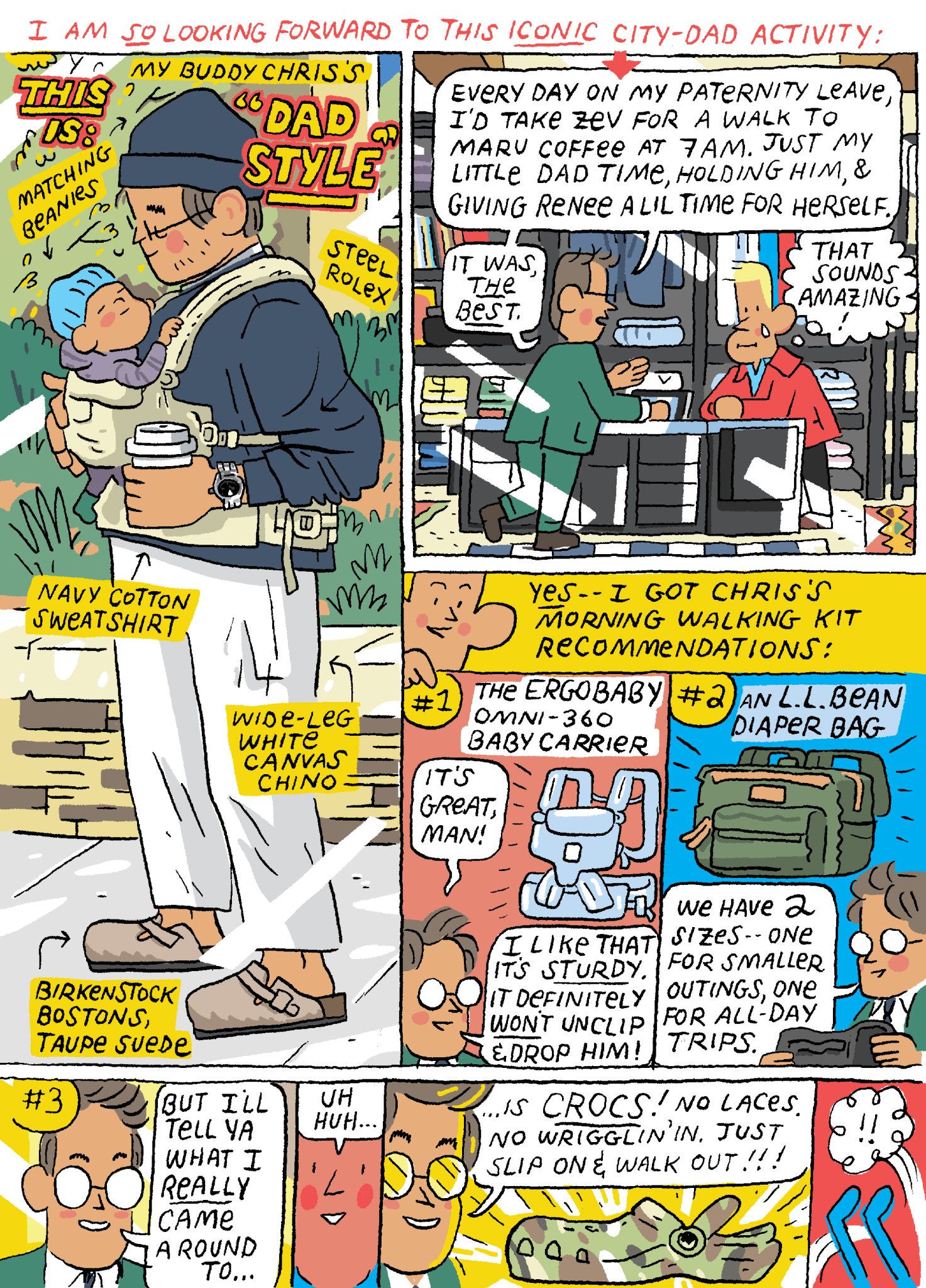 Style & Fashion Drawings: Chris's Recs for Dad Walks – Put This On